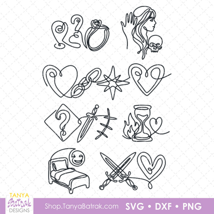 Romantasy Book Trops – Tanya Batrak Designs